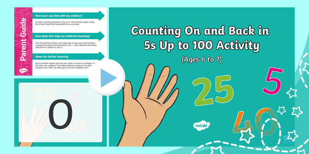 👉 Counting in 5s PowerPoint (Ages 5 - 6) - Parents - Maths