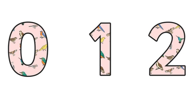 Classification Display Numbers