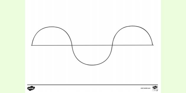FREE! - Simple Sound Wave Colouring Sheet (teacher made)