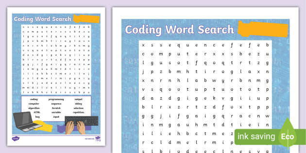 KS2 Coding Word Search (teacher made) KS2 Coding Word Search (teacher made)