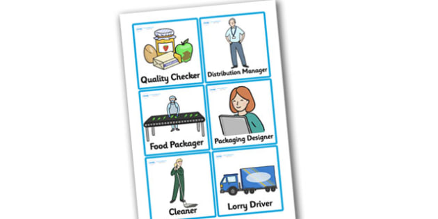 Food Production Factory Role Play Badges