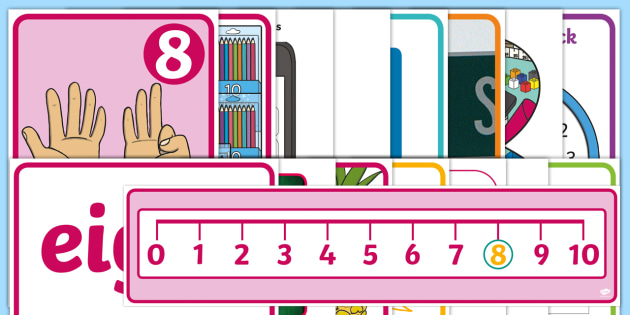 All about the Number '8' Display Pack