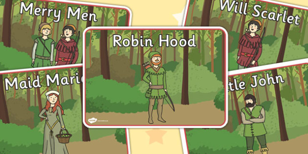 Robin Hood Group Signs (teacher made)