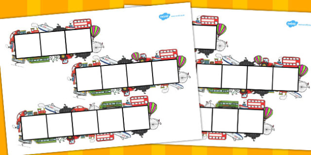 Transport Phoneme Frames (teacher made)