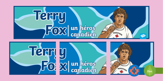 Terry Fox Banner French (teacher made)