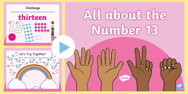 * NEW * All About Number 13 PowerPoint - All about number, number of the