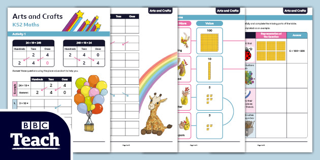 FREE! - 👉 BBC Teach Live Lesson Maths Arts and Crafts Age 7-11