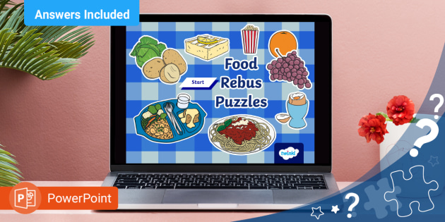 Food-Themed Rebus Puzzles PowerPoint - Twinkl - Kids Puzzles