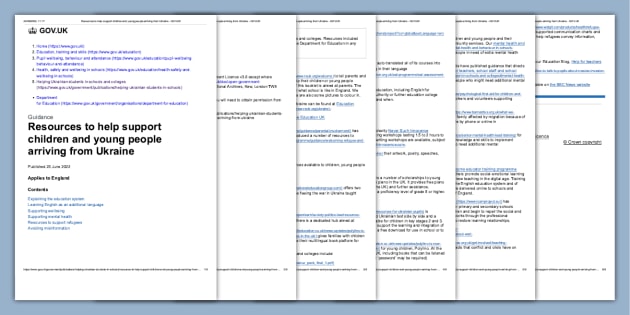 FREE! - Helping Ukrainian students in schools and colleges