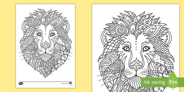 FREE! - Leeu Inkleurbladsy (teacher made)