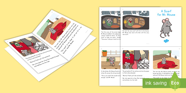 A Scarf for Mr. Mouse Guided Reader (teacher made)