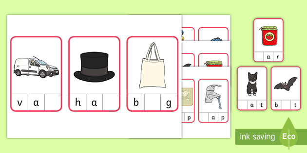 CVC Words 'A' Peg Activity (teacher made)