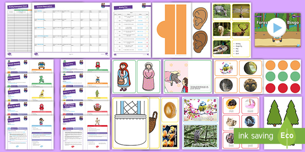 Phonics Level 1, Week 8 - Little Red Riding Hood Lesson Pack