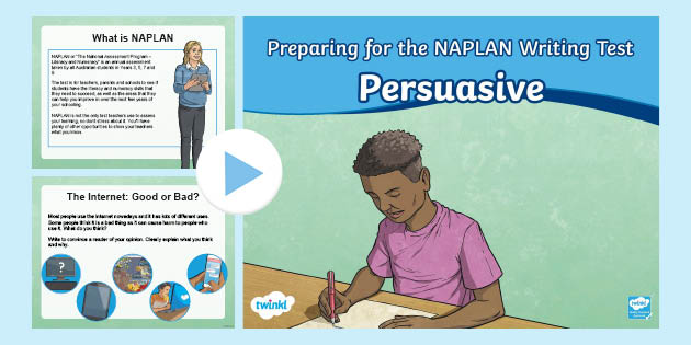 FREE! - NAPLAN Writing test Presentation | Australian Primary Class