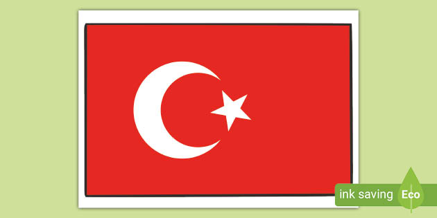 Turkey Flag Display Poster (teacher made)