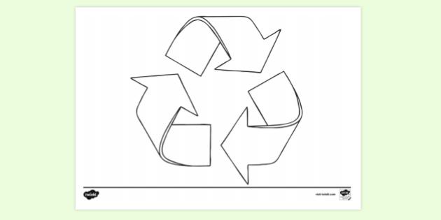 FREE! - Reduce Reuse Recycle Colouring Page | Colouring Sheets