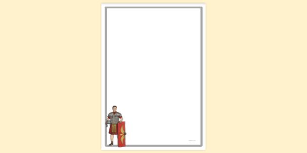FREE! - Roman Page Border | Page Borders | Twinkl
