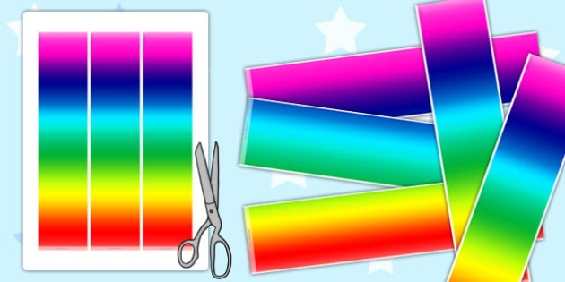 Rainbow Display Borders - rainbow, display borders, display