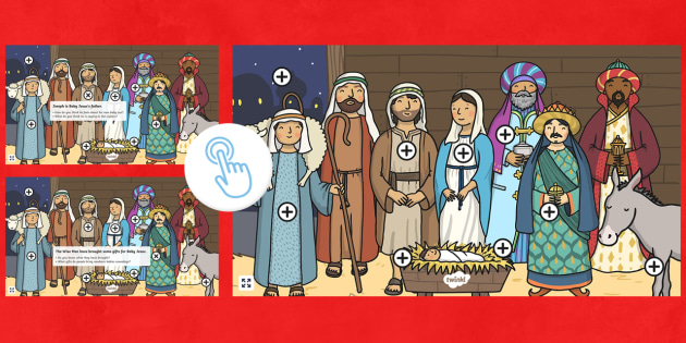 Nativity Think and Discuss Hotspots - Hotspots, nativity, Christmas, Jesus