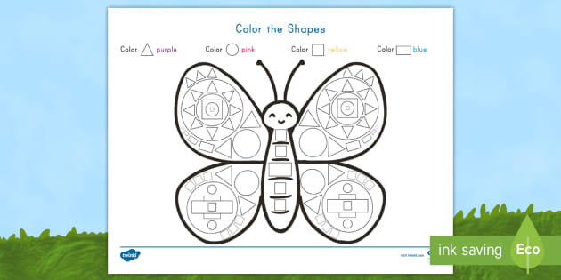 Butterfly Coloring Sheet | K-2 Teaching Resources | Twinkl