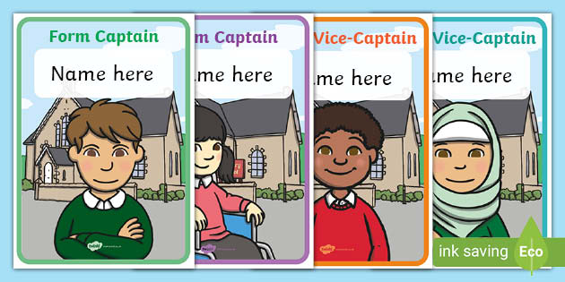 Form Captain Posters (teacher made)
