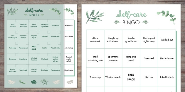 Self-care Bingo | Twinkl Party (Teacher-Made)