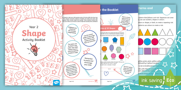 👉 Shapes Booklet - Primary School Shape Activities
