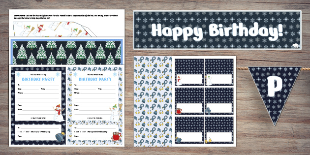 Winter Party Pack | Twinkl Party (Teacher-Made)