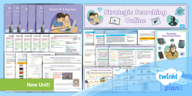 Computing: Strategic Searching Online: Year 5 Unit Pack
