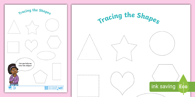 Tracing Shapes For Kids Tracing Shapes For Kids Ages 3 5
