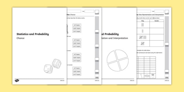 Year One Statistics and Probability Assessment Pack