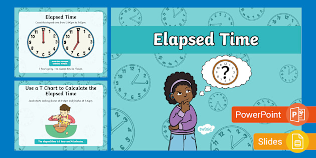 Elapsed Time Power Point By Dragons Den Teachers Pay