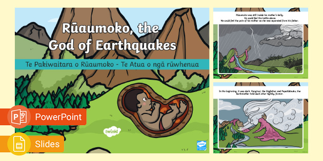 Rūaumoko - Māori God of Earthquakes and Volcanoes PowerPoint