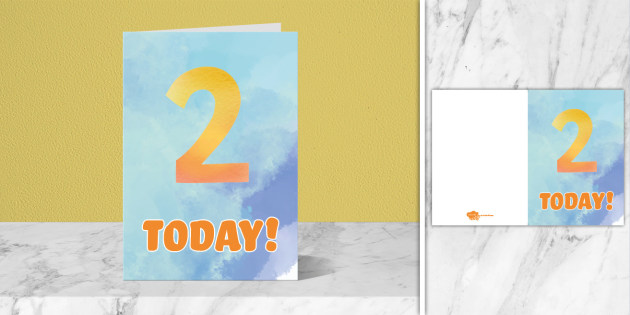 2 Today Card | Twinkl Party (teacher made)