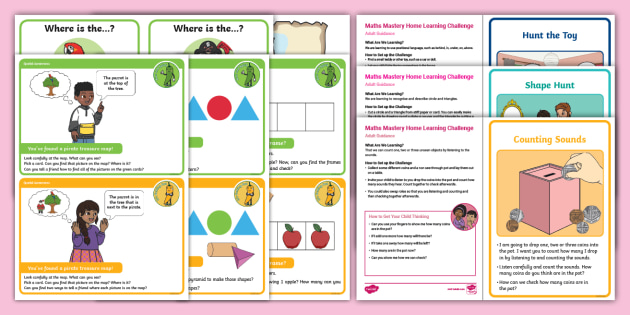 👉 EYFS Maths Challenges: White Rose Maths It's Me 1, 2, 3!