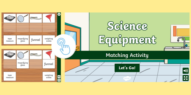 Interactive Science Equipment Matching Activity | Twinkl Go!