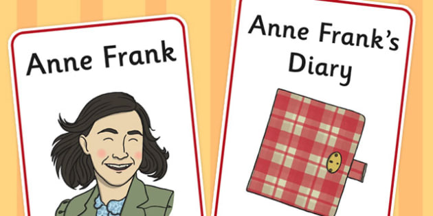 Anne Frank Display Poster (teacher made)
