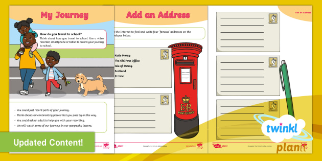 Geography: Our School Year 1 Unit Home Learning Tasks