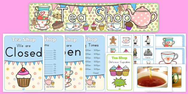 Tea Shop Role Play Pack (teacher made)