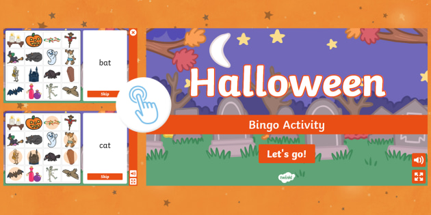 Interactive Halloween Bingo Activity | Twinkl Go!