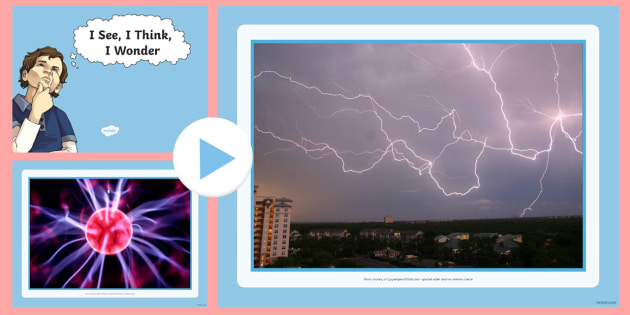 Science Themed I See, I Think, I Wonder PowerPoint