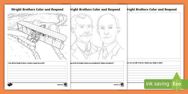 free coloring pages wright brothers