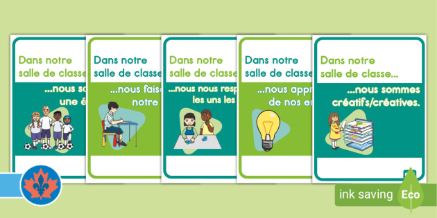 FREE In Our Classroom... Behaviour and Expectations Posters French
