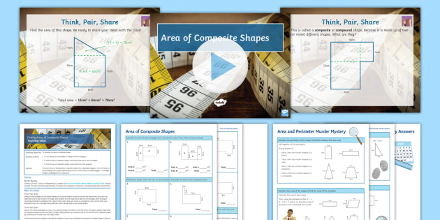Area, Perimeter and Volume Lesson 3: Area of Composite Shapes - Area