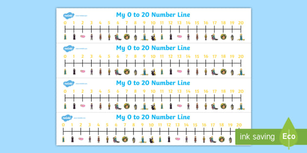 FREE! - Rapunzel Number Lines 0-20 (teacher made)