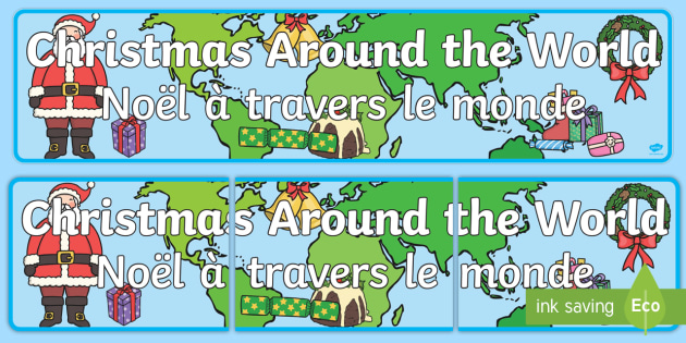 Christmas Around The World Banner