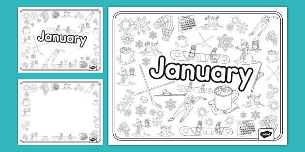 january coloring pages printable preschool