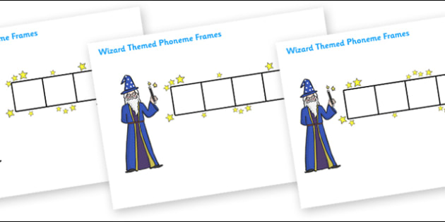 FREE! - Wizard Phoneme Frames (teacher made)