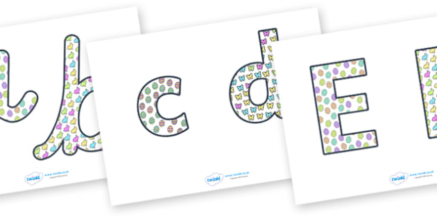 FREE! - Easter Display Lettering (Mixed) (teacher made)