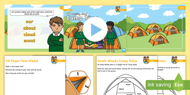 ou Phonics Words - Primary Resources (teacher made)